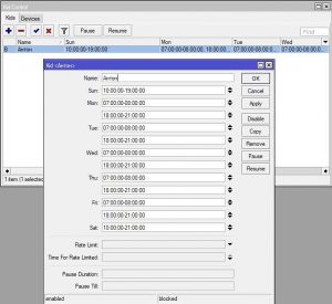 Функция Kid Control на Mikrotik | Wi-Fi SYSTEM